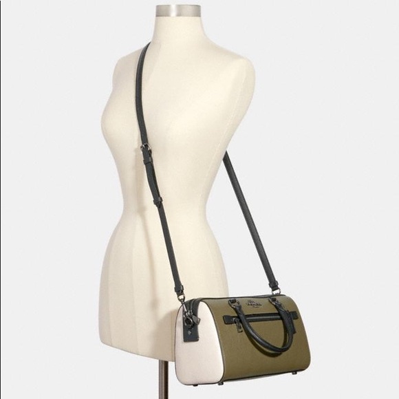 Coach | Bags | Coach 375 Rowan Satchel In Colorblock | Poshmark